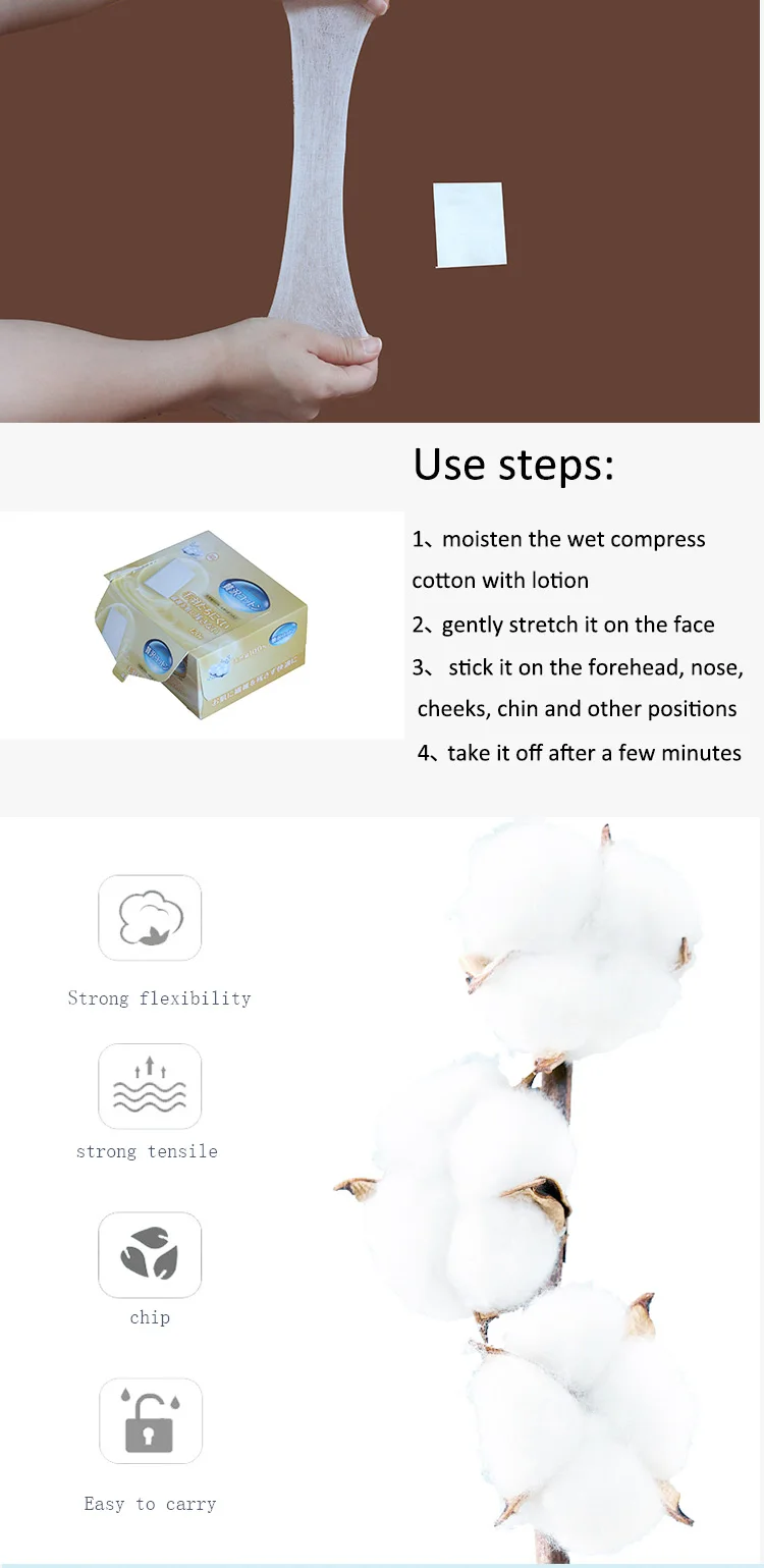 Disposable Stretchable Wet Compress Cotton| Alibaba.com