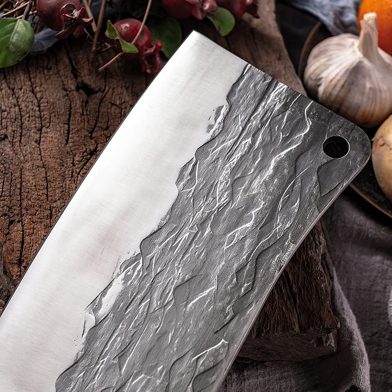 Stainless Steel Forged Extremely sharp Heavy Duty 8'' Butcher Bone ...