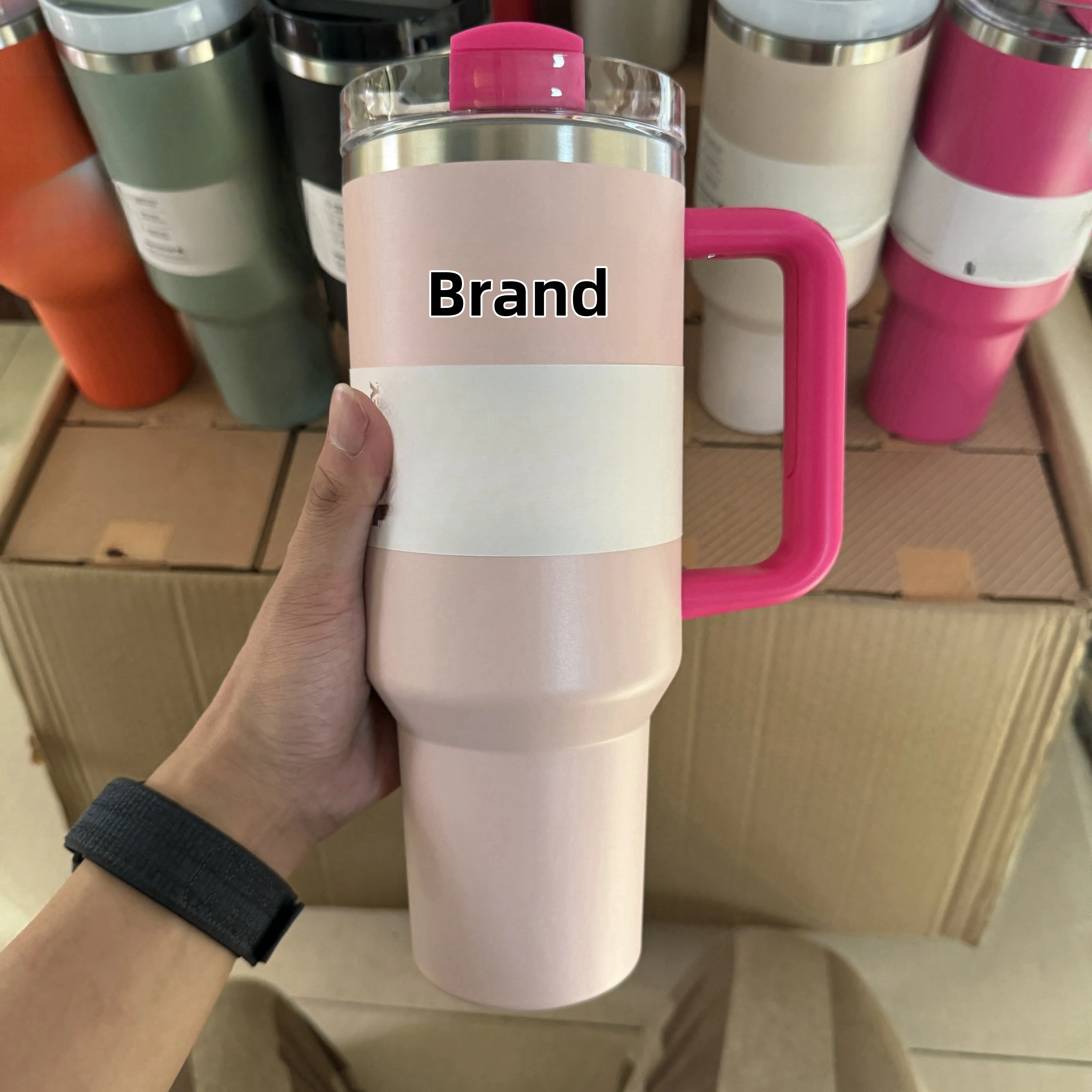 Amaze Wholesale 1:1 Stan Cup H2.0 40 Oz With Handle Best Sale Insulated ...