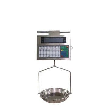 Weighing Scale With Barcode Printer Crane Seafood Dried Fish Hanging ...
