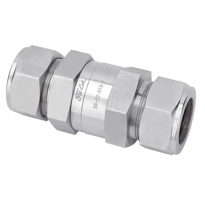 Swagelok Stainless Steel One Way Valve Spring Check Valve High Pressure ...