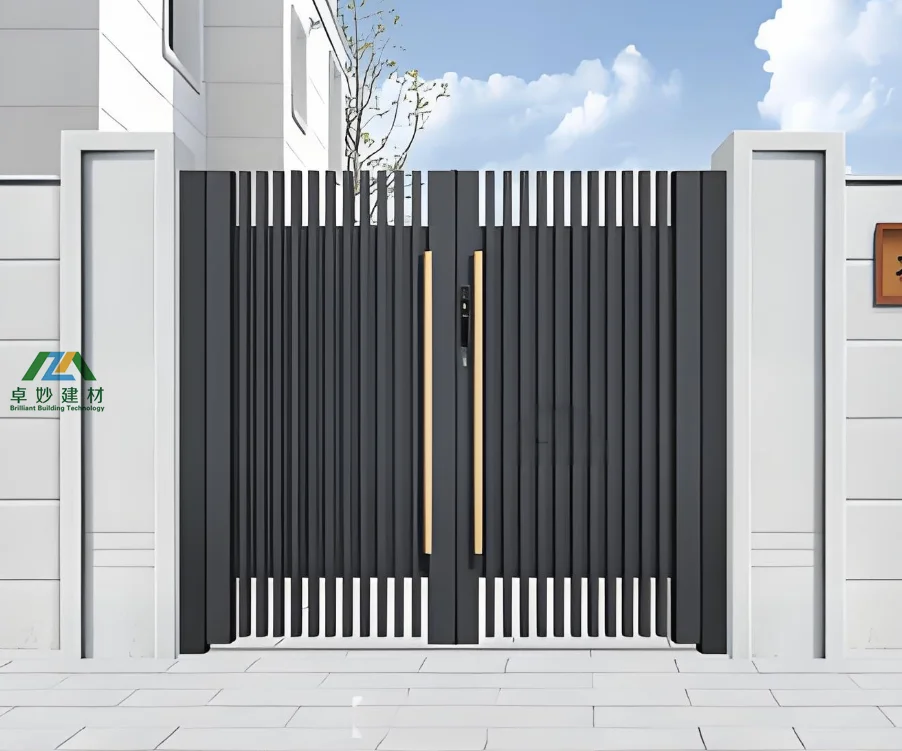 Ready Made Durable Sliding Style Gate for Residential Courtyard for ...