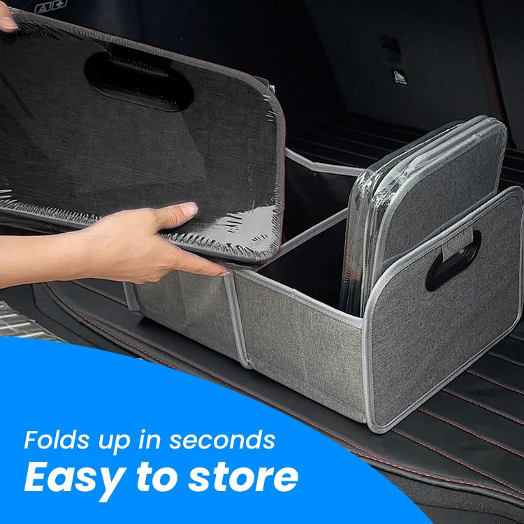 KS Collapsible Portable Car Trunk Organizer Caddy Storage Bag Truck SUV ...