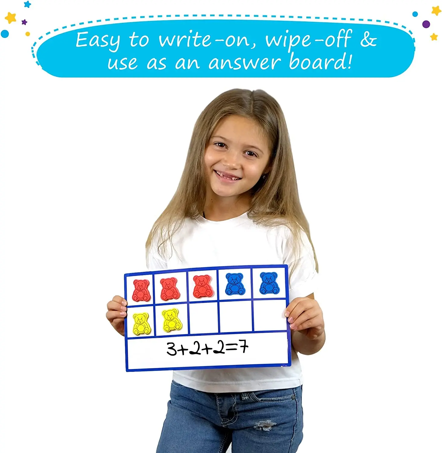 Magnetic Ten Frames With Counting Bears Class Set Math Manipulatives ...