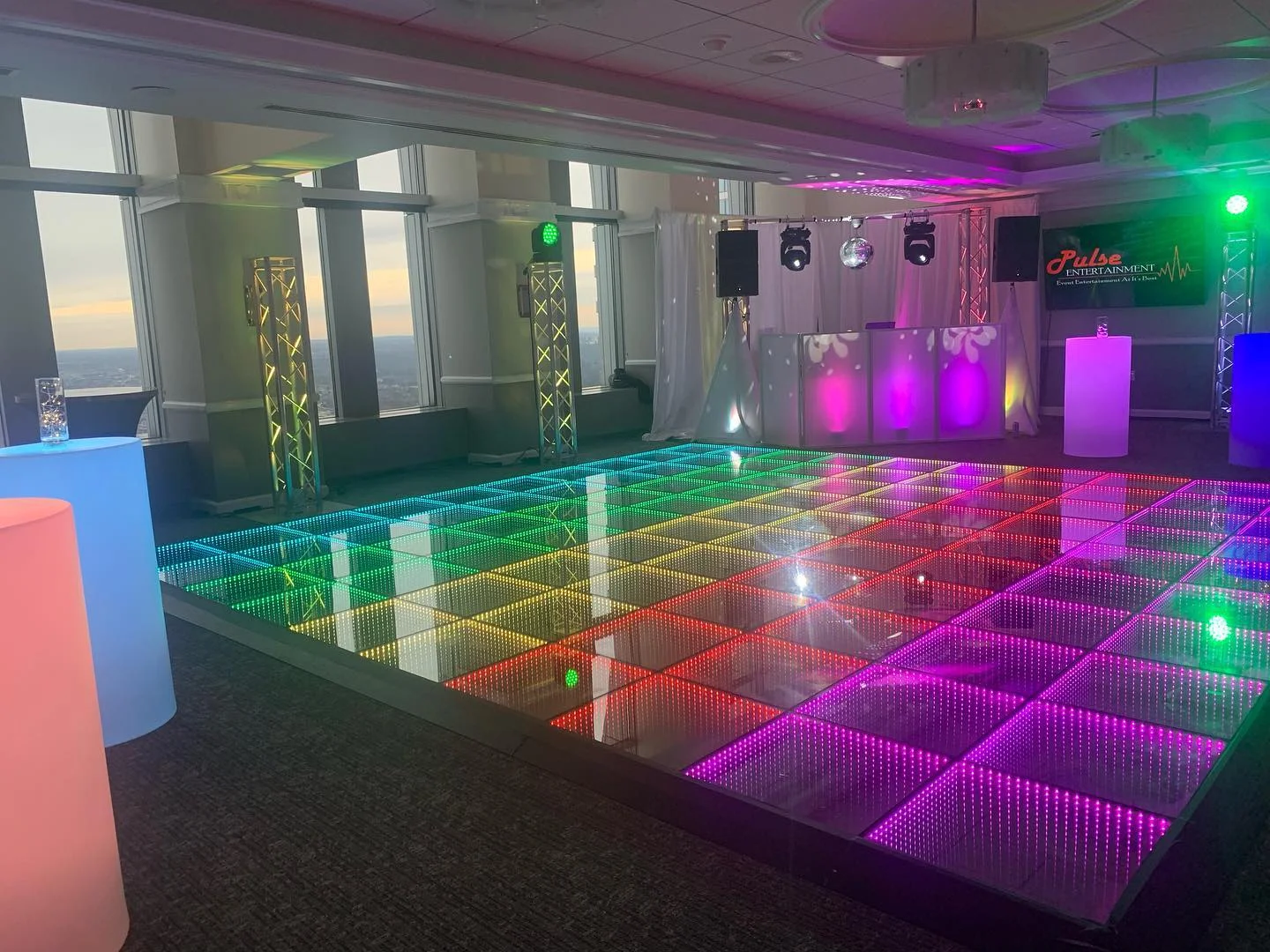 Led Dance Floor Magnetic Led Wedding Party Event Fiestas 3d Infinity ...