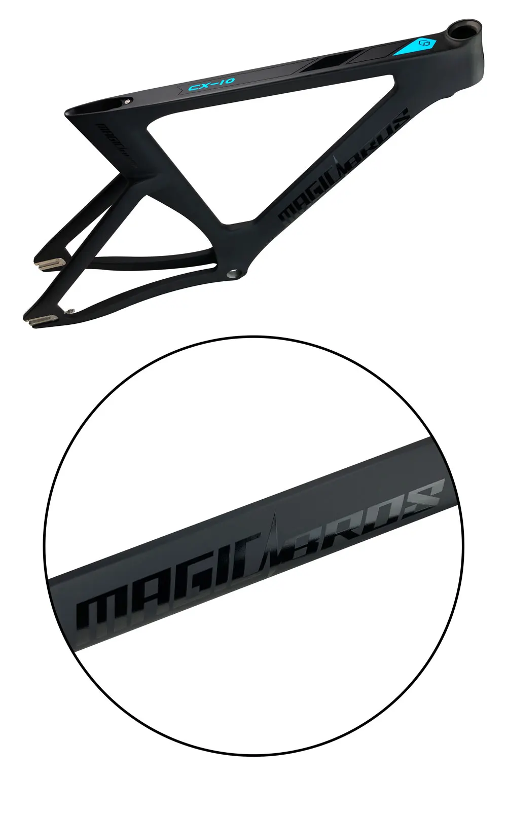 Magicbros 700c Bicycle Carbon Fiber T800 Fixie Frame And Fork Fixie ...