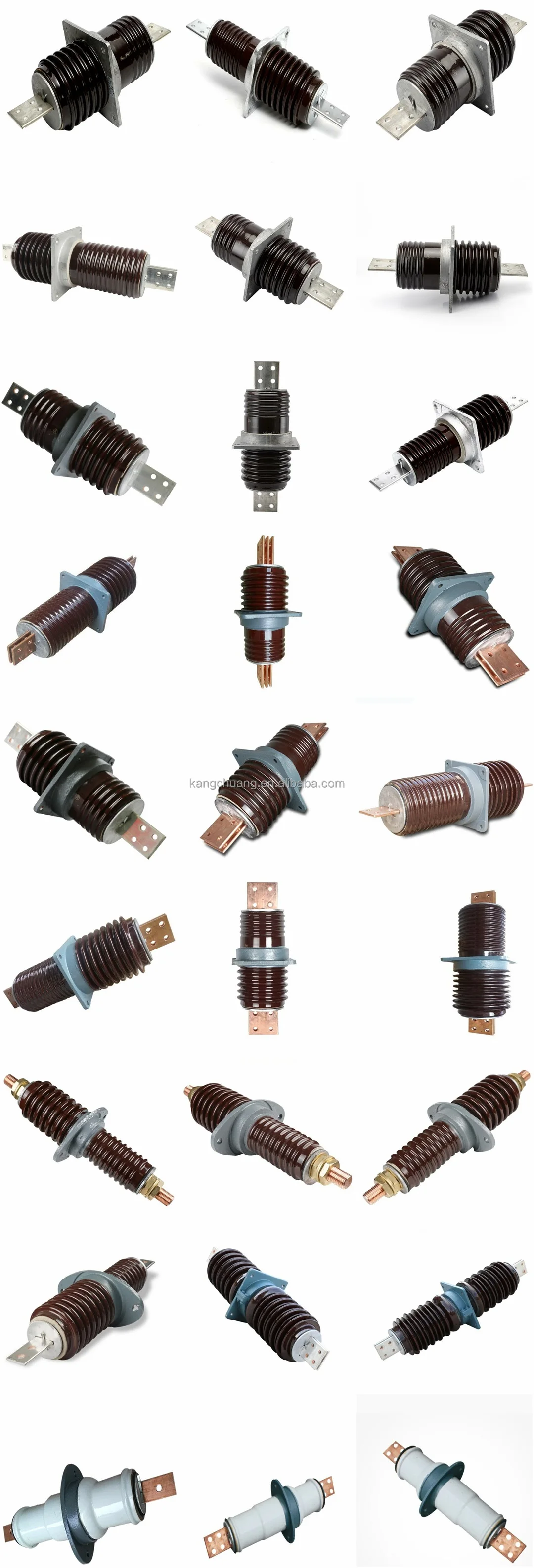 Outdoor High-Voltage Power Station Line Type Ceramic Wall Bushing CB ...