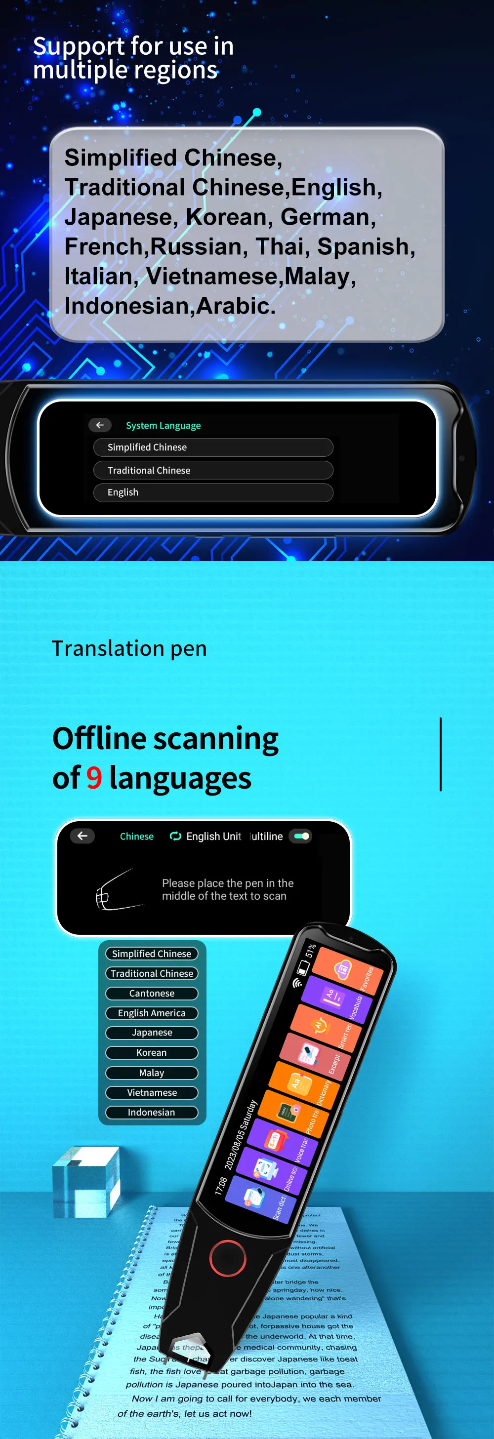 Smart Language Translation Pen Scanner for Quranic Studies