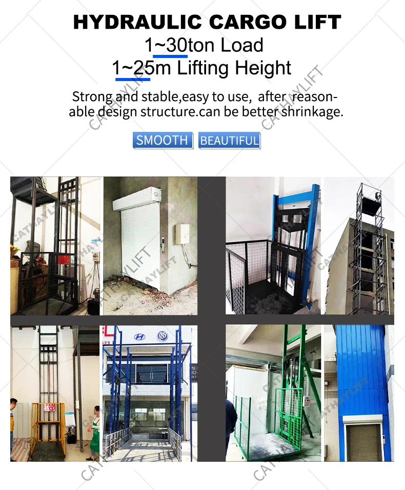 Mini Hydraulic Elevator Lifting Vertical Lift Platform Goods Lifting ...