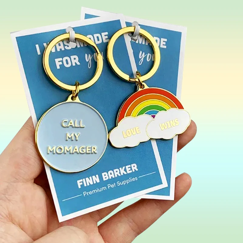 Customized Metal Enamel Keychains - Perfect Promotional Gifts