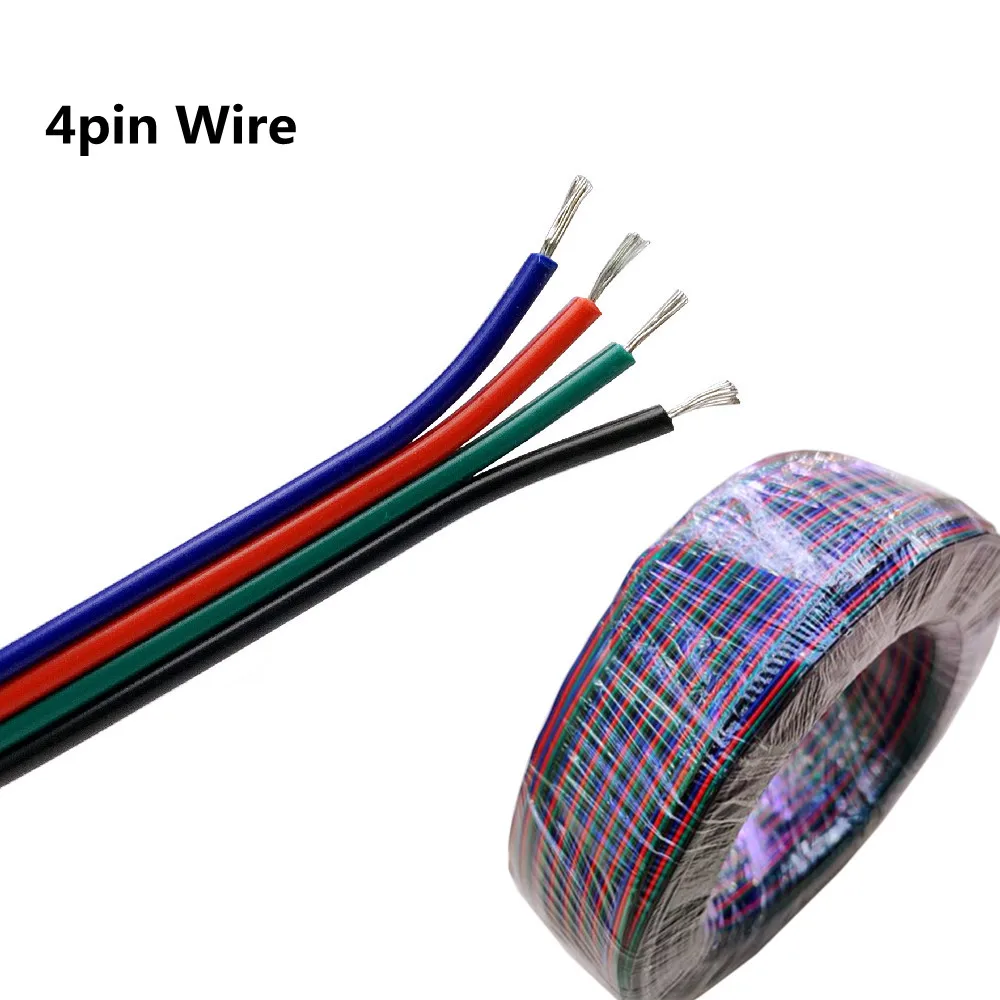 4mm LED Wire Cable - Tinned Copper, 22AWG, 2700K, 1222lm/w