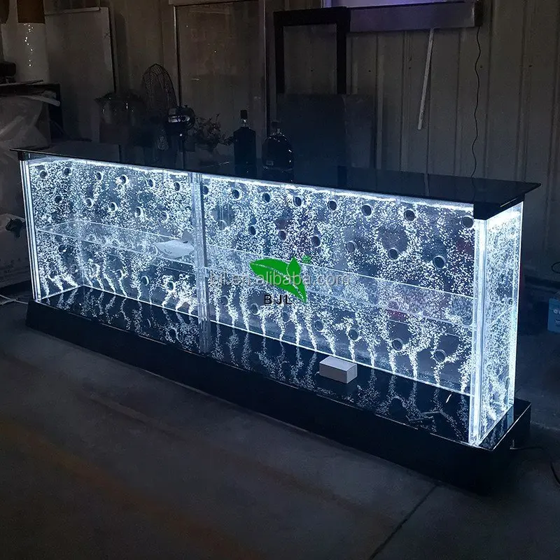LED Acrylic Bar Furniture - Changing Colors & Dancing Bubbles