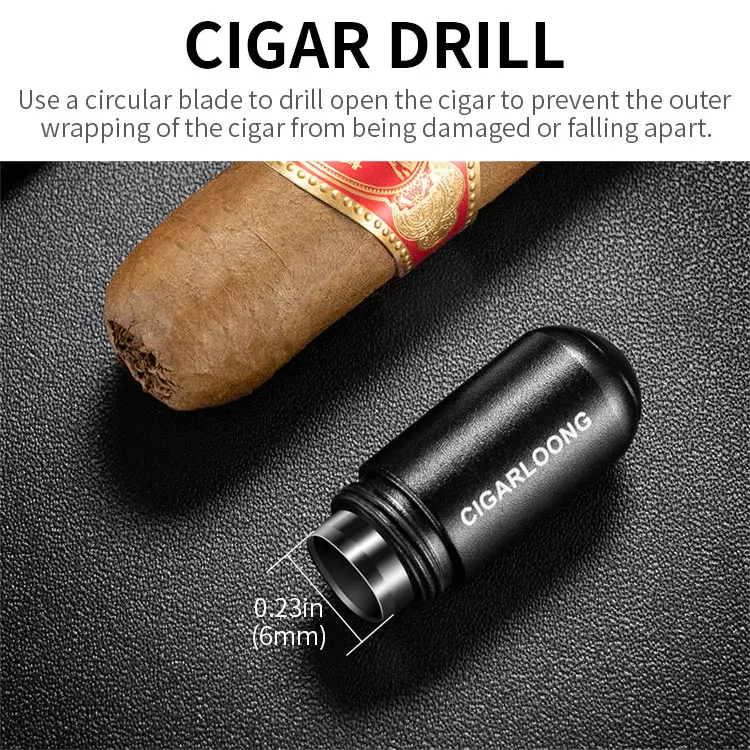 Portable Stainless Steel Cigar Puncher & Unblocking Tool, Oem