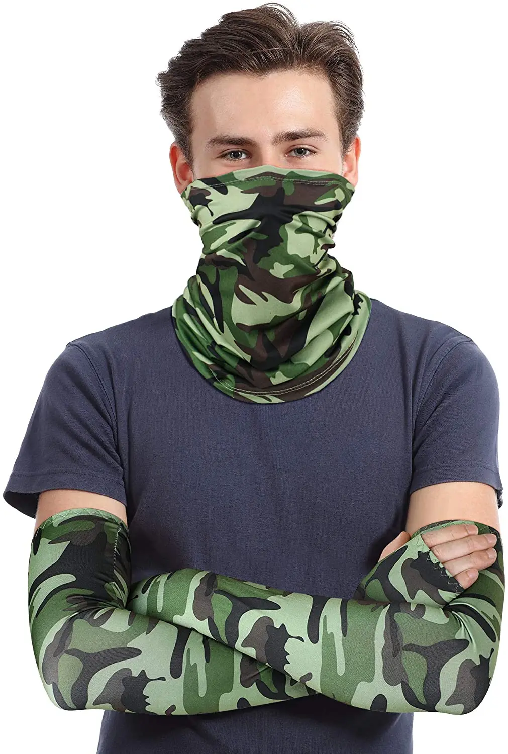 Anti-slip Sun Protection Bandana Neck Gaiter Head Wrap Balaclava Face ...