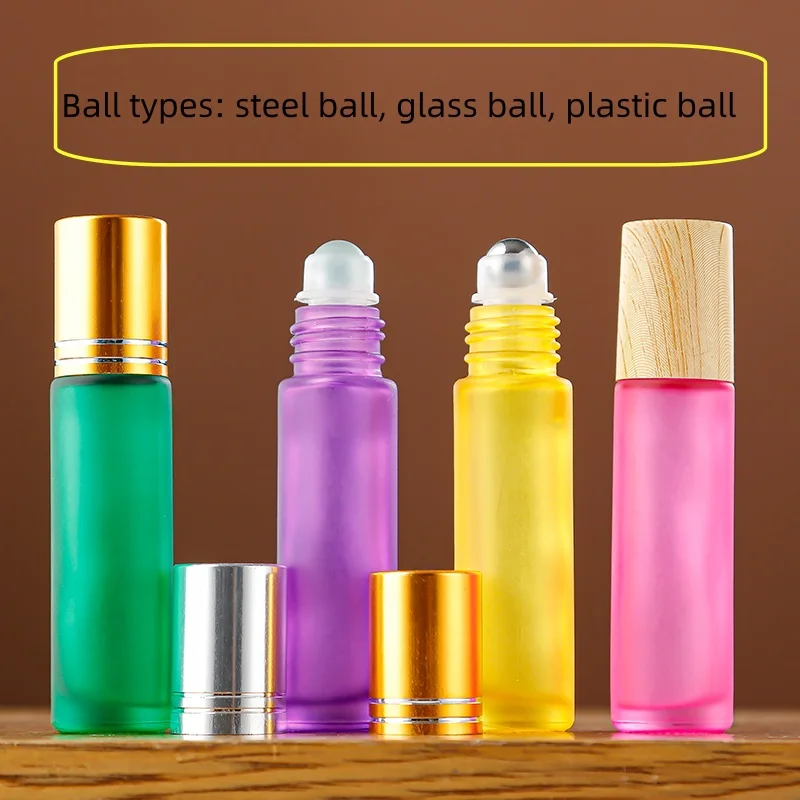 Ln Stock 10ml Color Roll On Glass Bottle Cosmetic Glass Bottle Round Roll On Bottle - Buy Roll ...