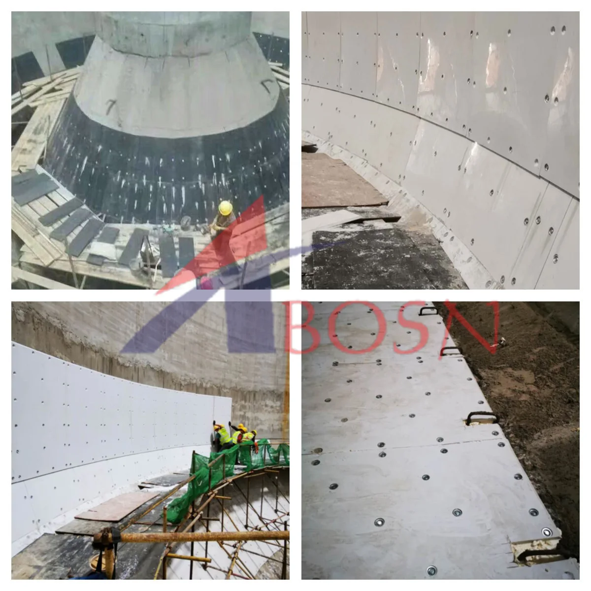 Uhmwpe Coal Bunker Dump Truck Pe500 Plastic Bed Hmwpe Permeable Liner ...