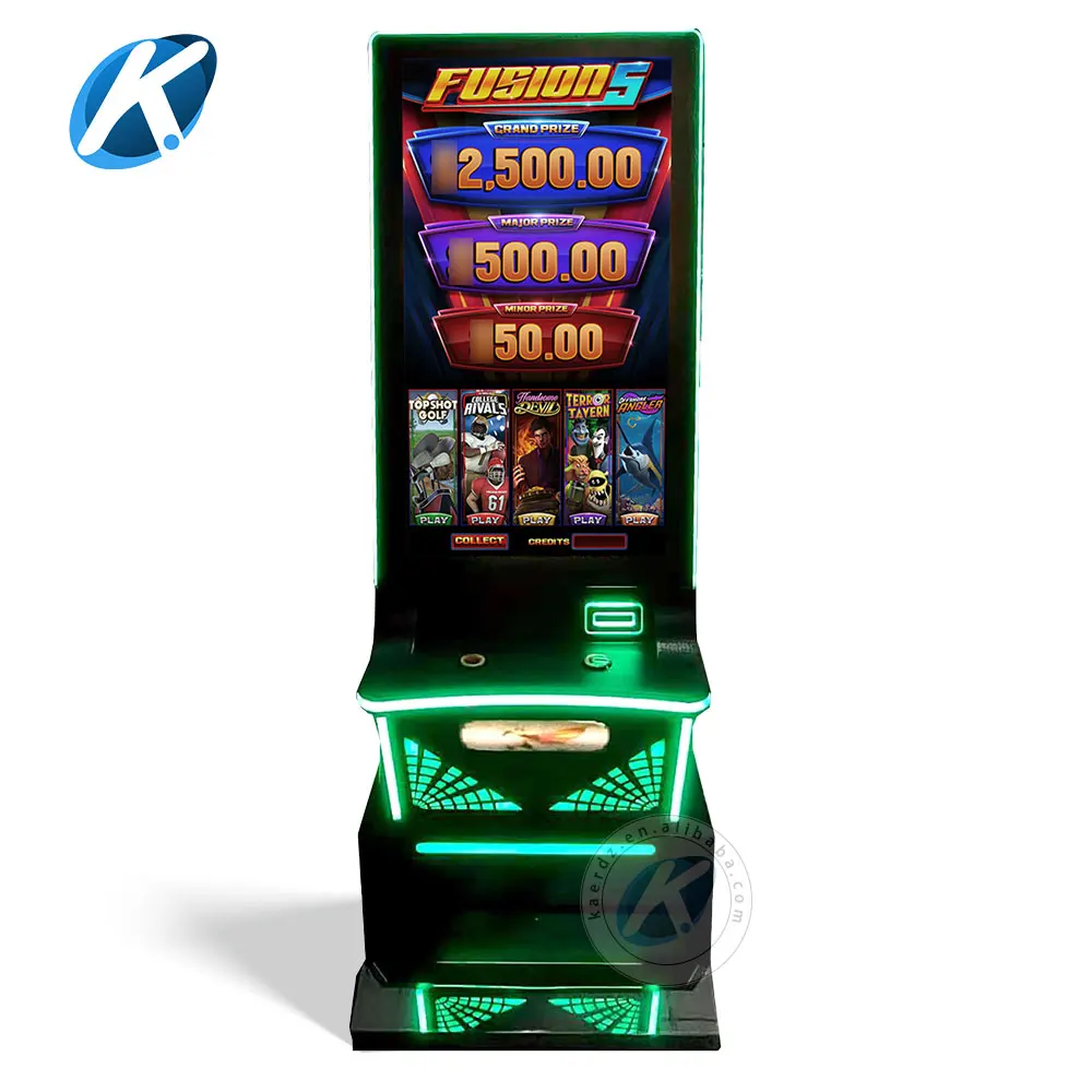 Customized Skill Game Machine 43 Inch Curved Touch Screen Vertical ...
