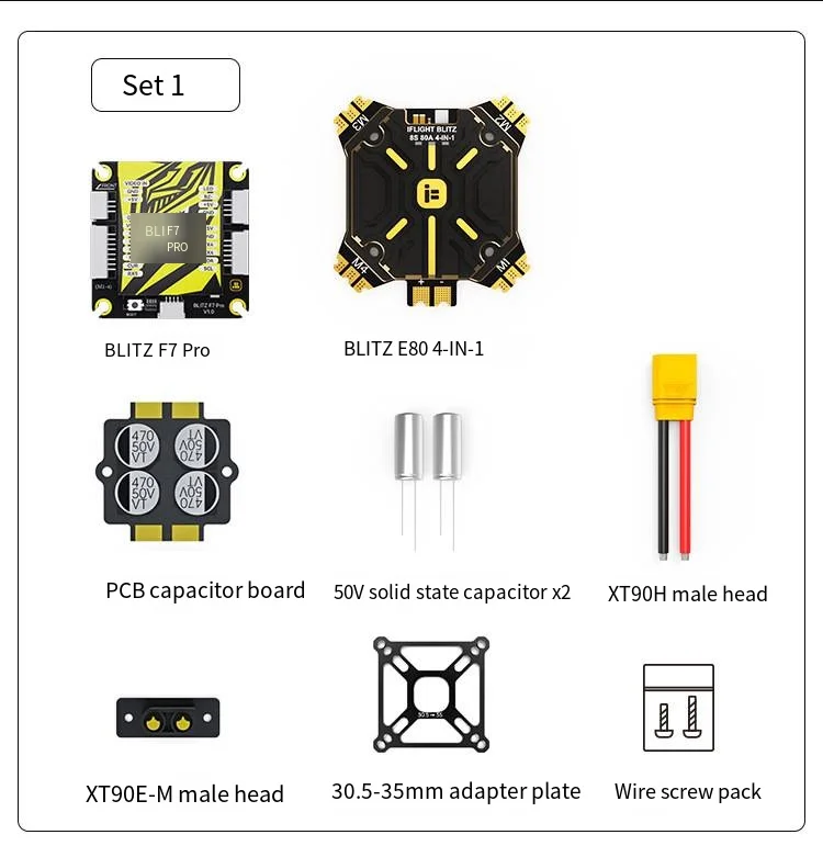 Iflight Blitz F7 Pro Flight Controller E80 4-in-1 80a Pro Esc With ...