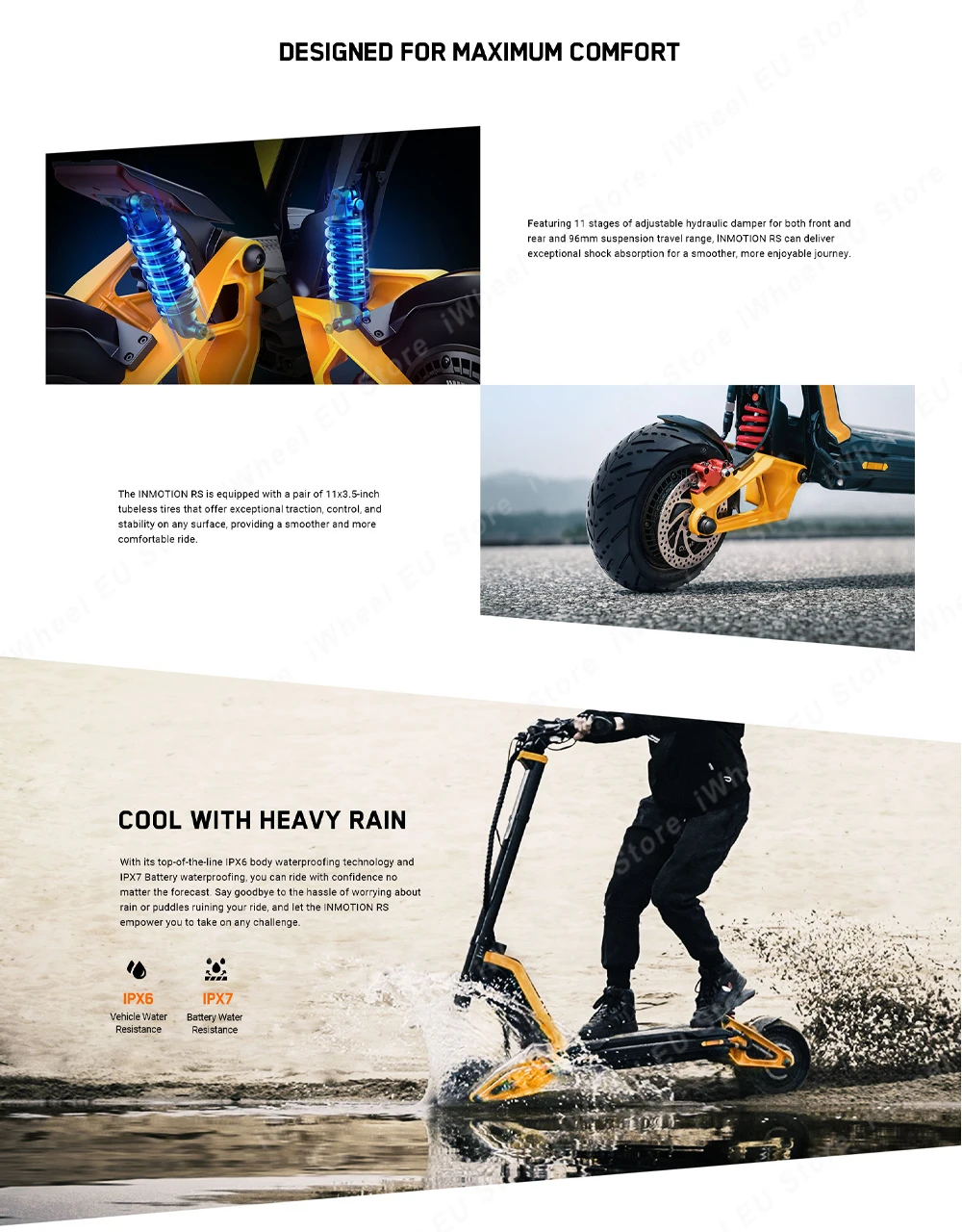 2025 Official Inmotion RS 72V 40Ah Adjustable Suspension Top 120Km/h ...