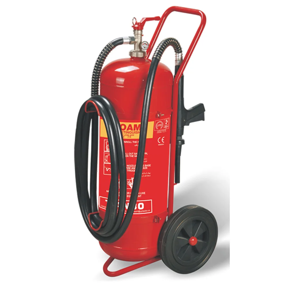 Industrial 100L AFFF Mobile Foam Fire Extinguisher - High Burn Risk