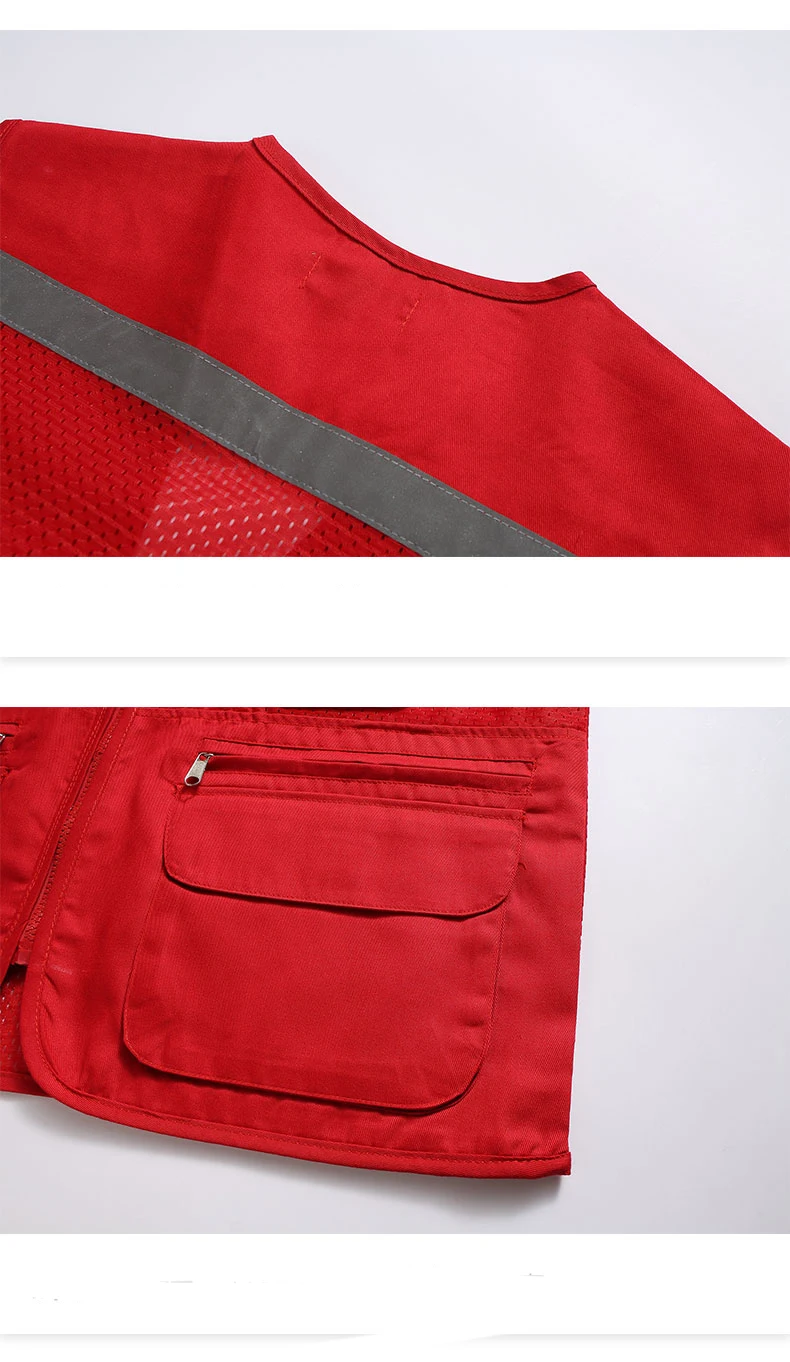 Custom Men’s Mesh Hi Vis Reflective Vest - Safety & Comfort