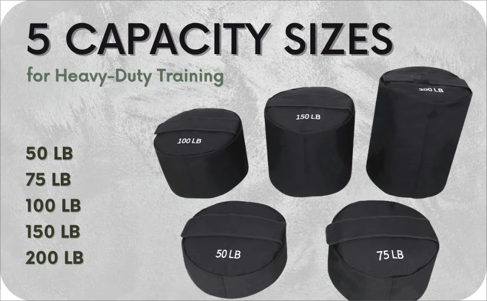 Heavy Duty Workout Weightlfiting Body Building Strongman Sandbag ...