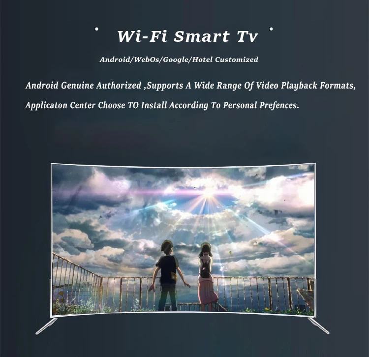 Curved Screen 50 Inch Smart Android Led Tv Ultra Hd 4k Smart Television ...