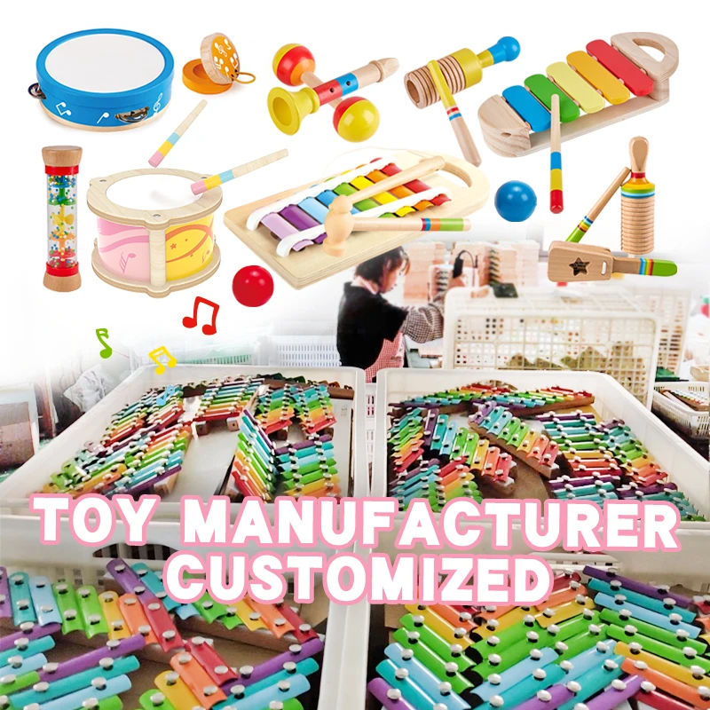 Baby Music Instrument Toy Wooden Children Kids Musical Funny Preschool ...