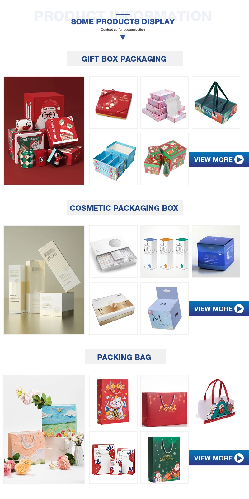 Custom Printed Corrugated Packaging Carton Gift Box Shipping Box Custom ...