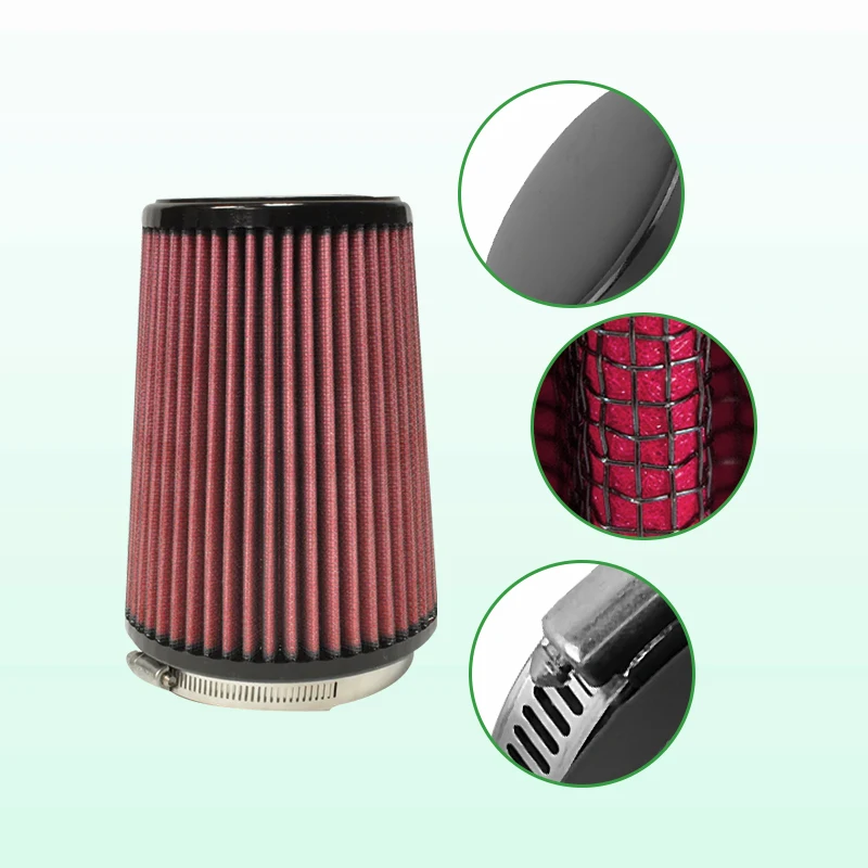 High Flow Air Filter for Bike & Motorcycle - Universal Fit