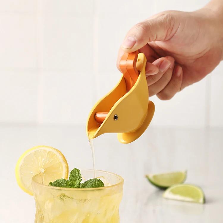Upgrade 304 Stainless Steel Bird Shaped Manual Hand Juicer Lemon Lime ...
