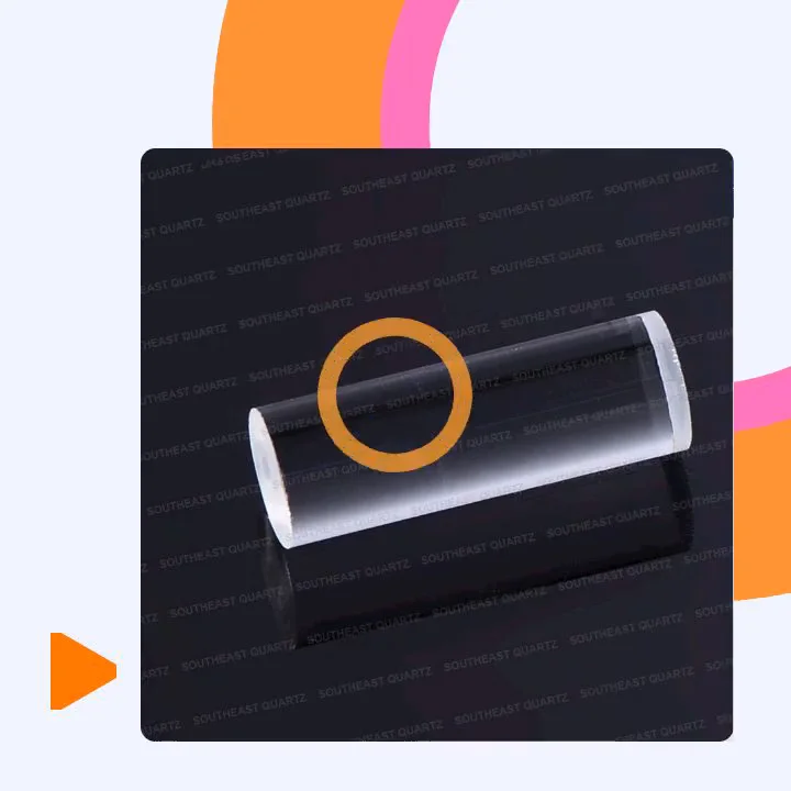 Transparent Small Quartz Glass Solid Cylinder Rod - Buy Quartz Glass ...