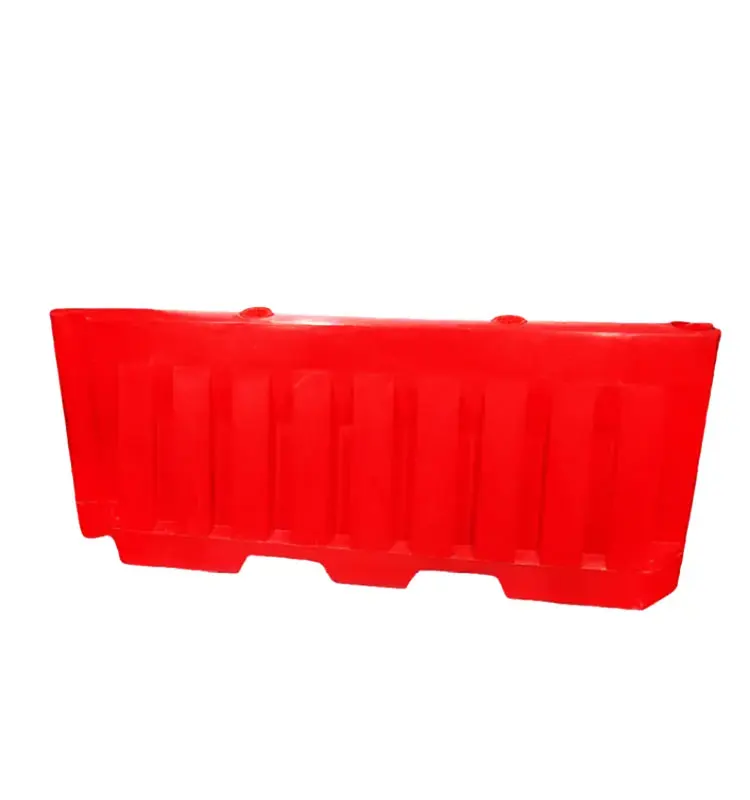 Red HDPE Plastic Road Safety Water-Filled Traffic Barriers Block ...