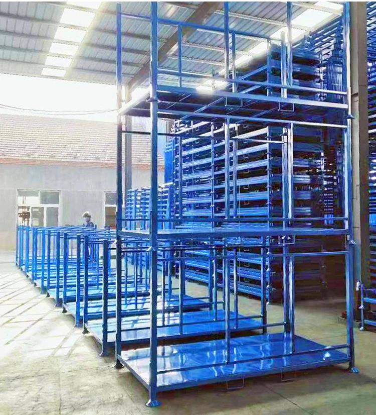Customized Powder Coating Steel Pallet Tyre Rack Storage Stacking Truck ...