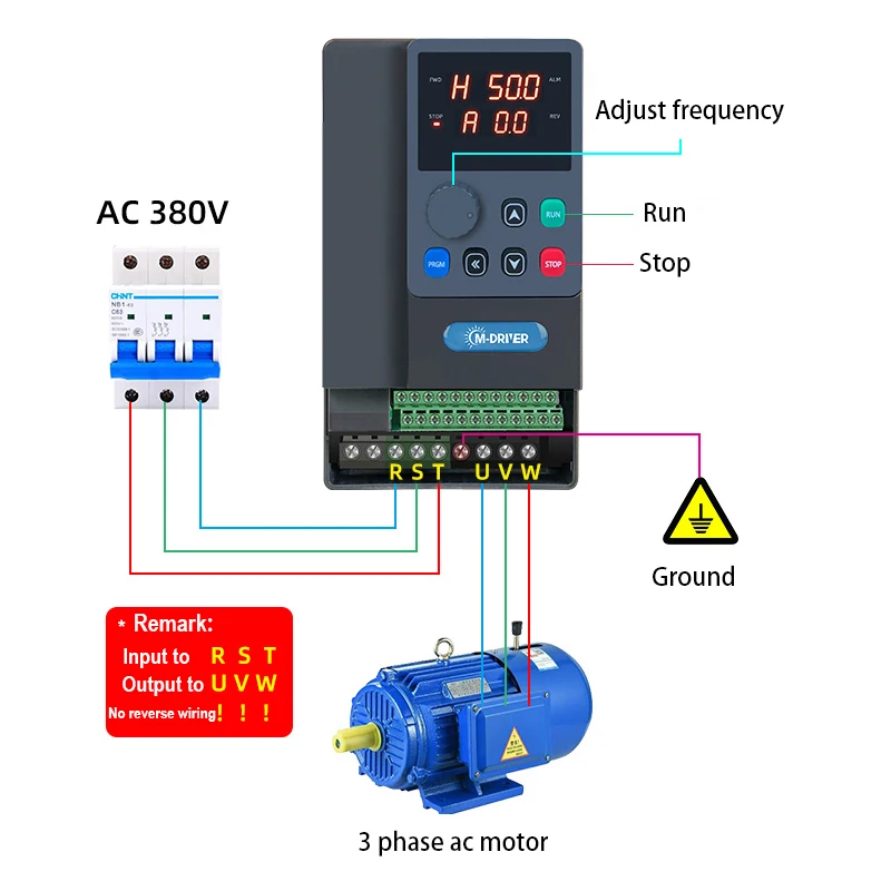 CE Certificated Single Phase to 3 Phase Converter 220V 4KW, 5HP ...