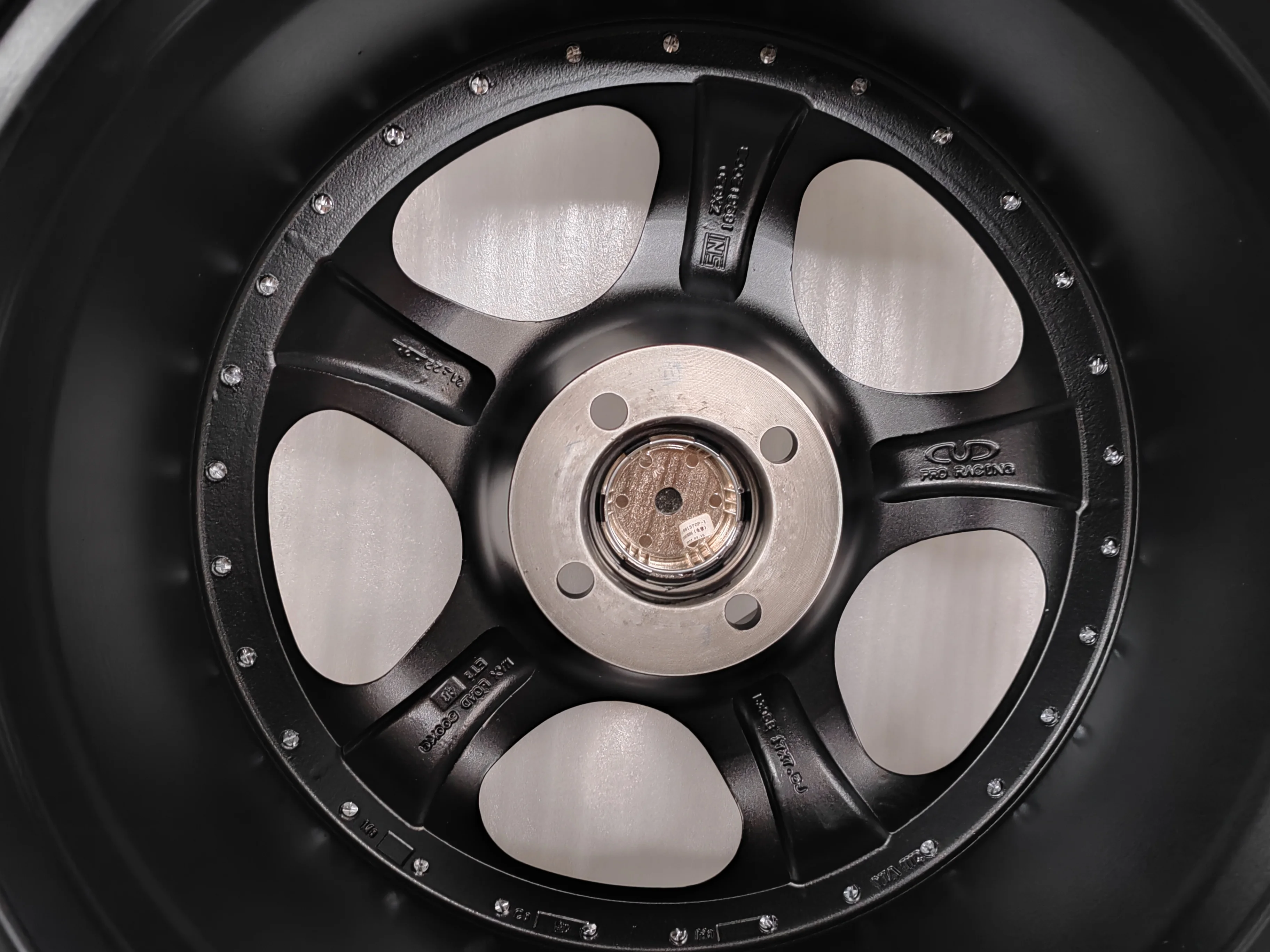 17 Inch Off Road Car Wheels 4x100 Five Spokes Silver Machine Surface ...