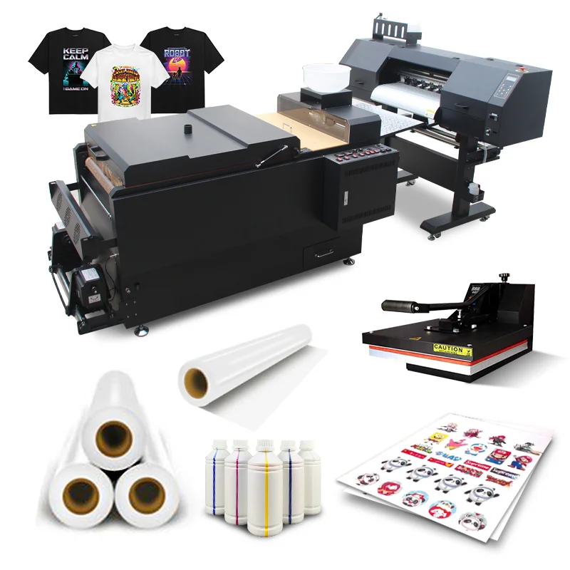 24inch Dtf Printer T Shirt Film Printing Machine Dtf Printer A1 60cm Dtf Printers With Dryer ...