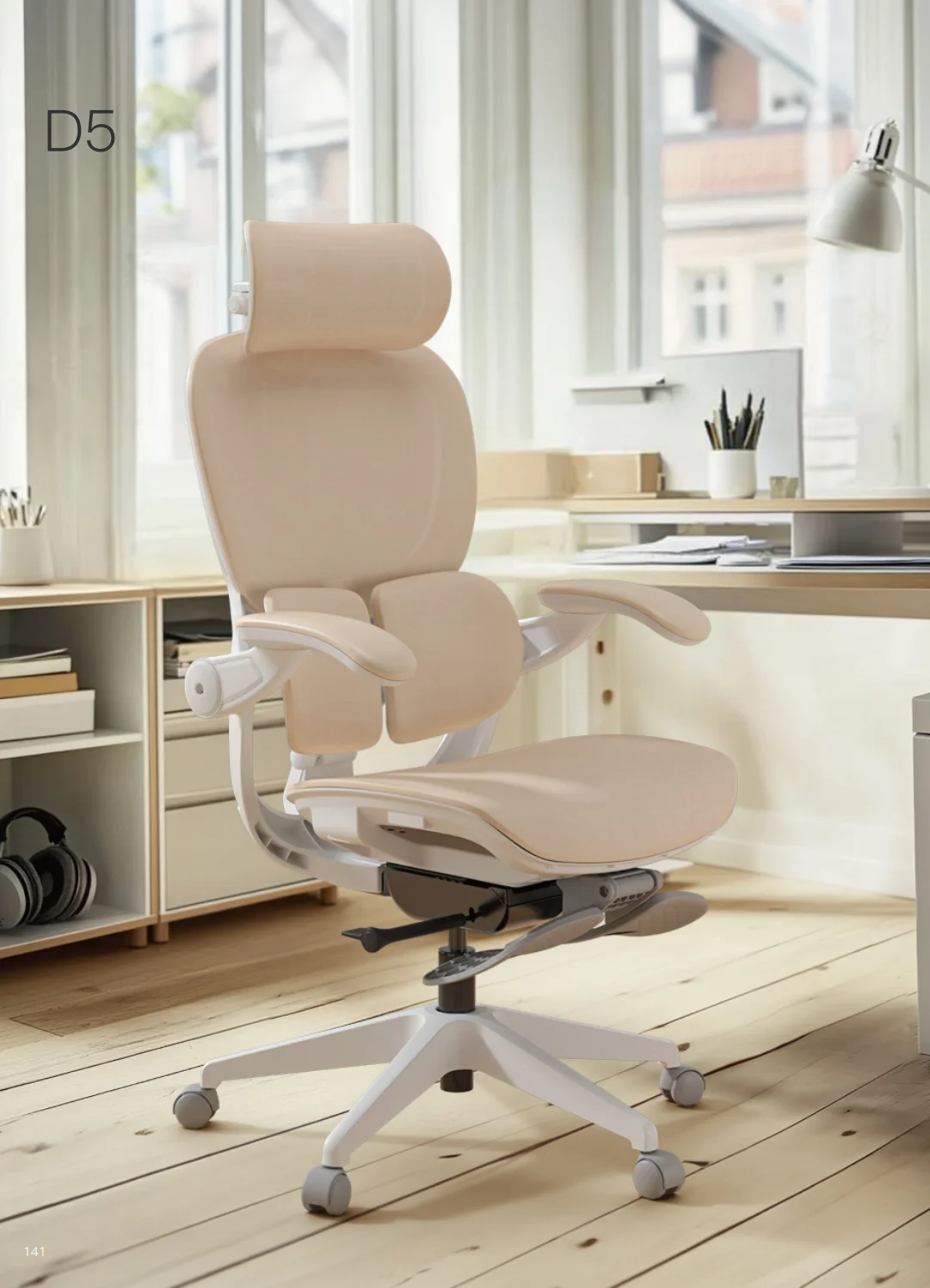 Wholesale D5 Dual Lumbar Support Staff Office Chair with Cushion and 4 ...