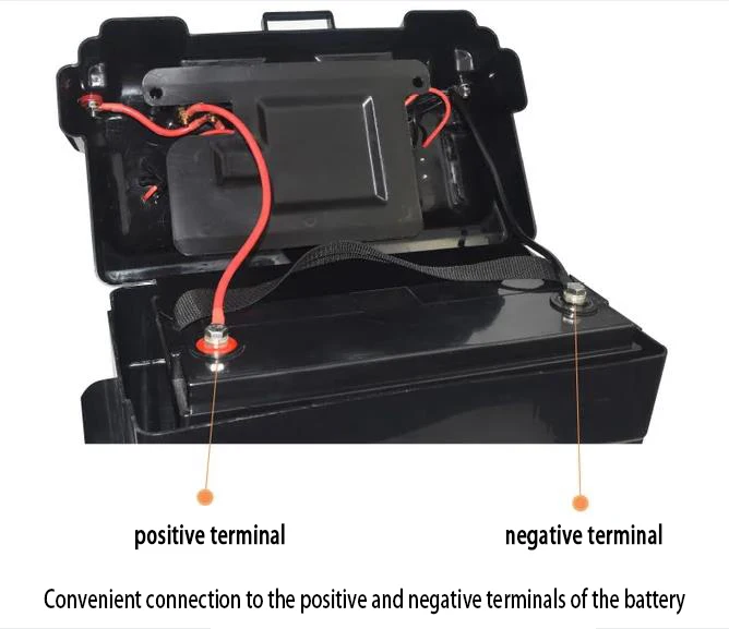 JIAHUA Outdoor Plastic Waterproof 12v Battery Box for Camping