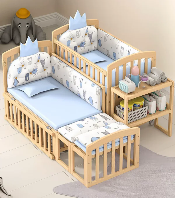 Customizable Multifunctional Cheap Wooden Cot Baby Bedroom Furniture ...