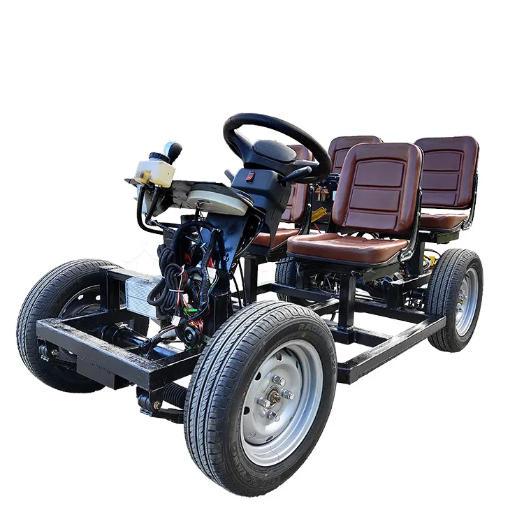 Mini EV 4 Wheel - Heavy Duty Electric Car Chassis Kit