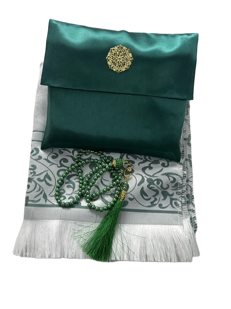 Ramadan Prayer Mat Muslim Pray Portable Prayer Mat Islamic Gift Set ...
