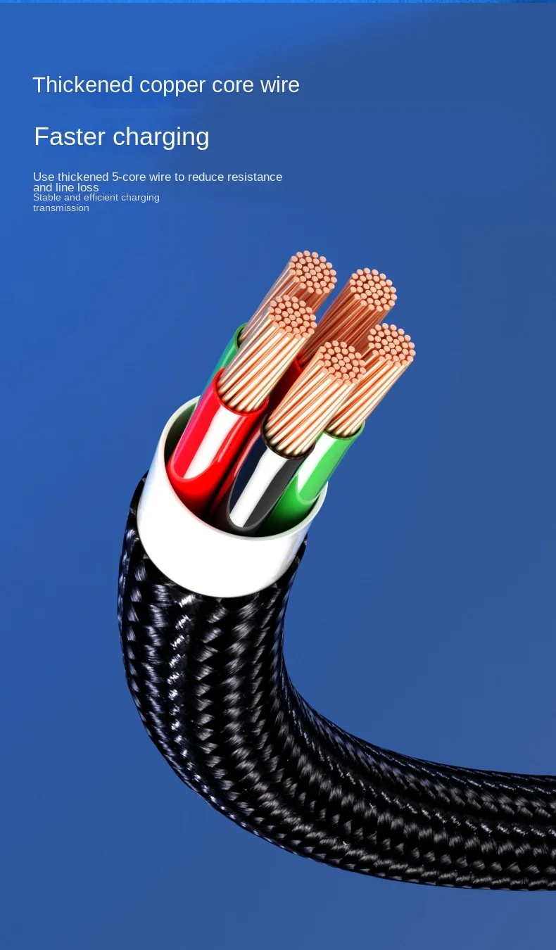 PD 60W 65W Type-C 3.25A PD Date Cable Nylon Type C Cable Charger Fast ...