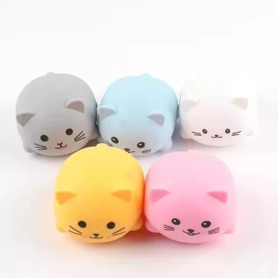 Wholesale Kawaii Cat Squishy Squeeze Pinch Stress Relief Decompression ...
