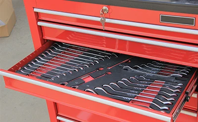 Car Workshop Garage Tool Trolley with 7 Drawers Tool Cabinet Tool Box