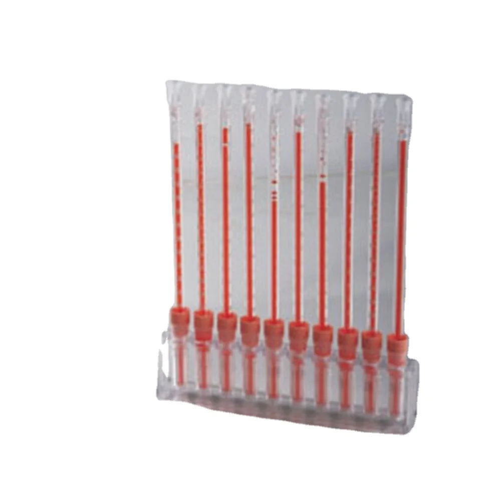 Lab 6-Slot ESR Tube Stand - Transparent, ISO13485 Certified