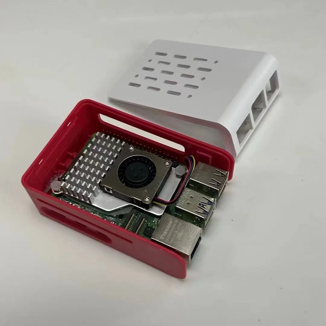Raspberry Pi 5 Case Official Original White Red Abs Plastic Case With ...