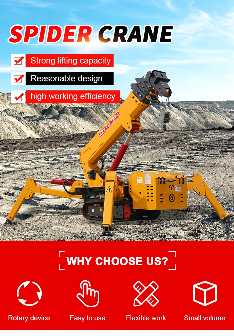 Ce Mini Spider Crawler Crane Lifting Equipment Glass Curtain Wall Lift ...