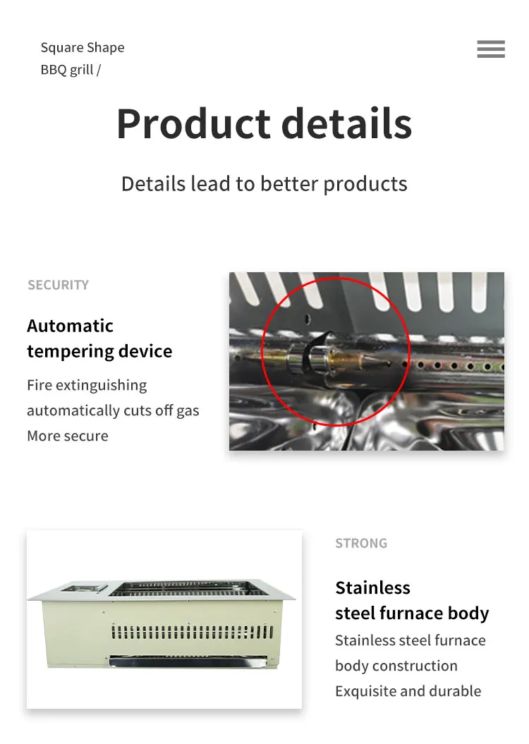 Korean LPG LNG Upper Air Blower Gas Stove Stainless Steel