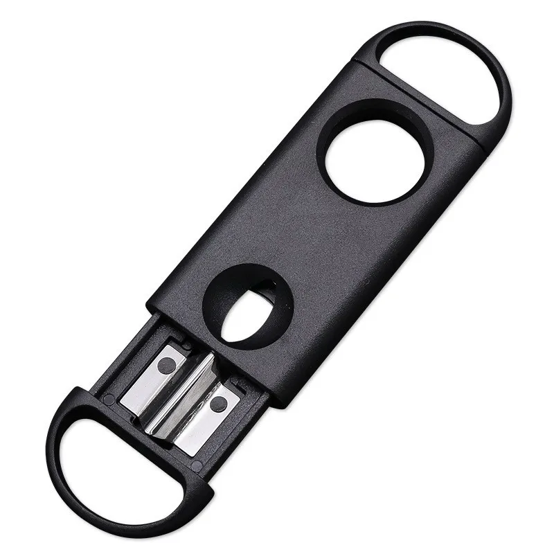 Custom Double Finger Stretch Type Metallic Cutter Cigars Stainless ...